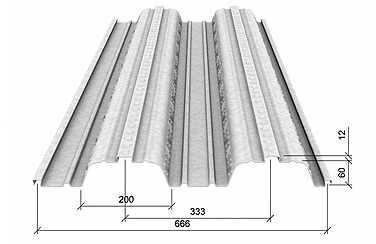 TR60, TR60+, TR60+ Profile, Metal Deck Sheet, Deck sheet Manufacturers in India, Deck sheet ...